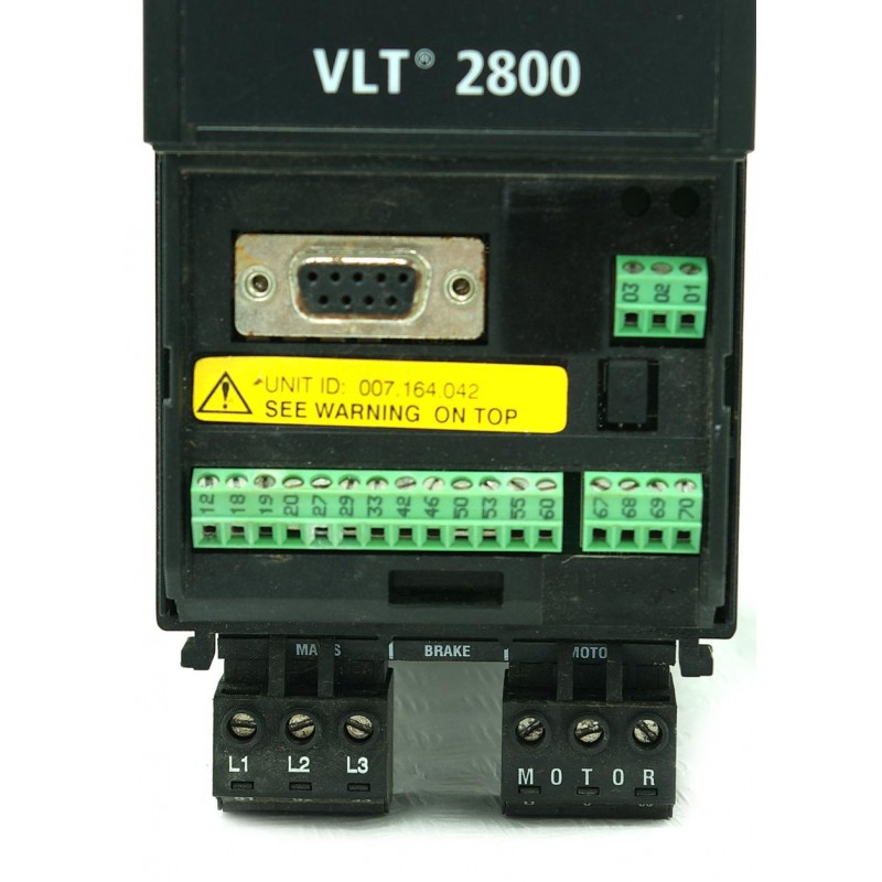 Variador de de frecuencia DANFOSS. Modelo: VLT 2800